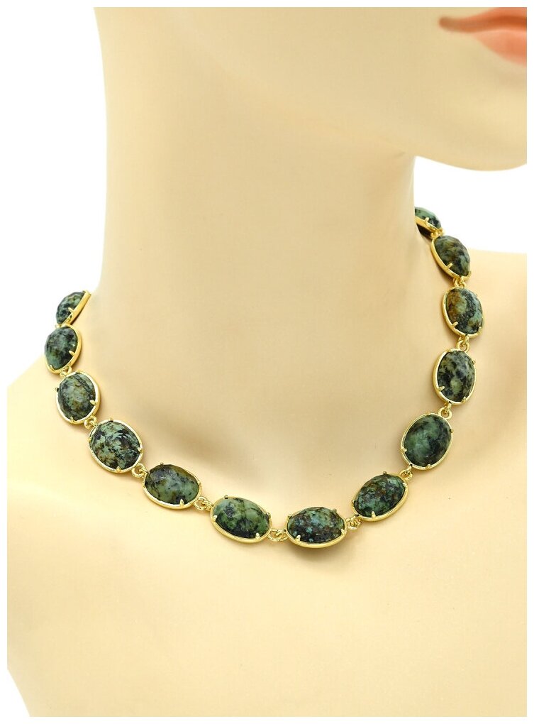 Колье, хризоколла