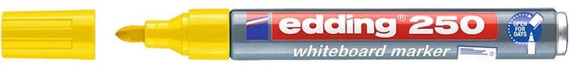 Edding Маркер для досок Cap-Off "250", 1,5-3мм, Желтый