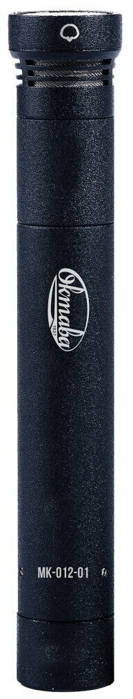 0121112 МК-012-01-Ч Компактный микрофон студийный конденсаторный, черный, Октава