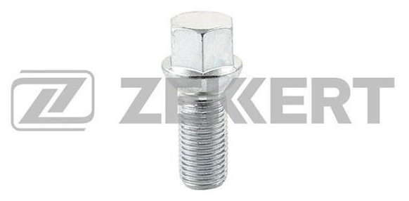 Болт колесный сфера M14 x 1,5 длина резьбы 27 ключ 17 Цинк. Комплект - 16 шт.