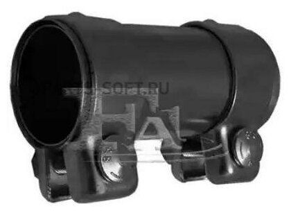 Хомут глушителя соединитель 50/54.5x90мм AUDI: A3 03-12, A3 Sportback 04- \ OPEL: VIVARO Combi 01-, VIVARO фургон 01- \ SKODA: ROOMSTER 06- \ VW: CADDY III универсал FA1 114-952 | цена за 1 шт