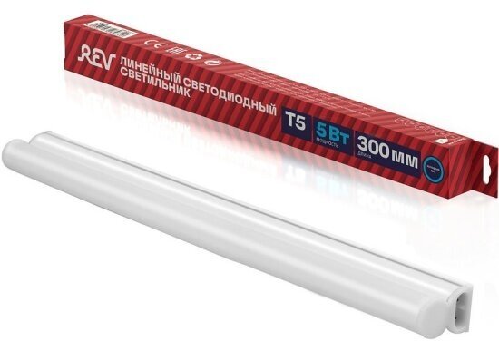 Линейный светильник Rev для офиса светодиодный T5 Line 300х23х34мм LED 5Вт 425Лм IP20 28934 0