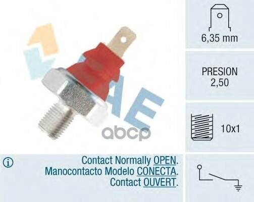 Датчик давления масла FAE арт. 12950