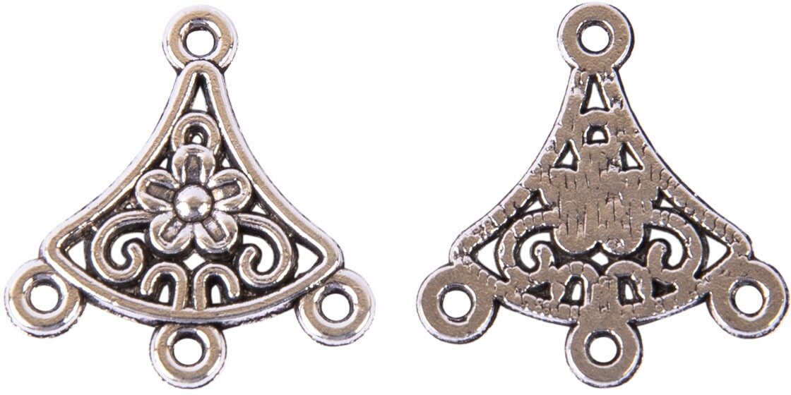 Коннектор "Zlatka" MFC-06 20 х 19 мм 10 шт 01 под античное серебро