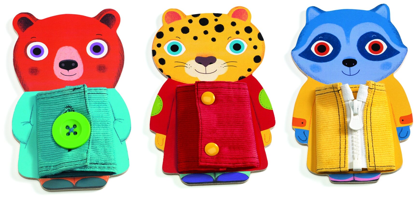 Развивающая игра Djeco Застёжки Зипту