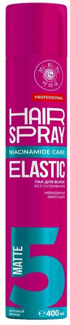 Mi-Ri-Ne Лак для волос Мегасильной фиксации Матовый финиш 400мл
