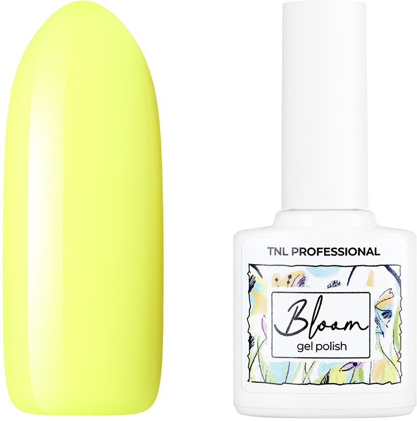 Гель-лак TNL Professional, Bloom №8 желтая примула, 10 мл