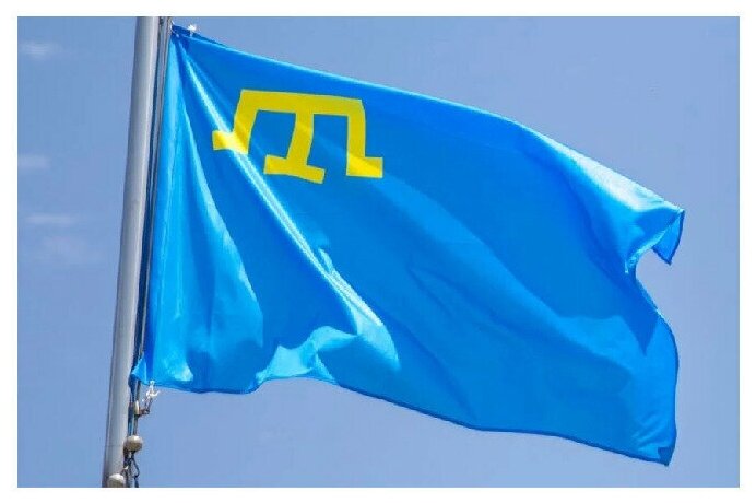 Флаг крымских татар 90х135 см