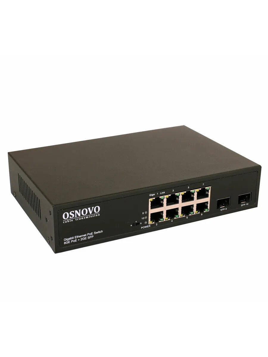 Коммутатор Osnovo SW-80802(150W)