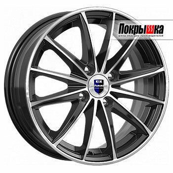 Диски литые K&K Пойнт Бланк (алмаз черный) 6.0х15/4х100 D60.1 ET50.0