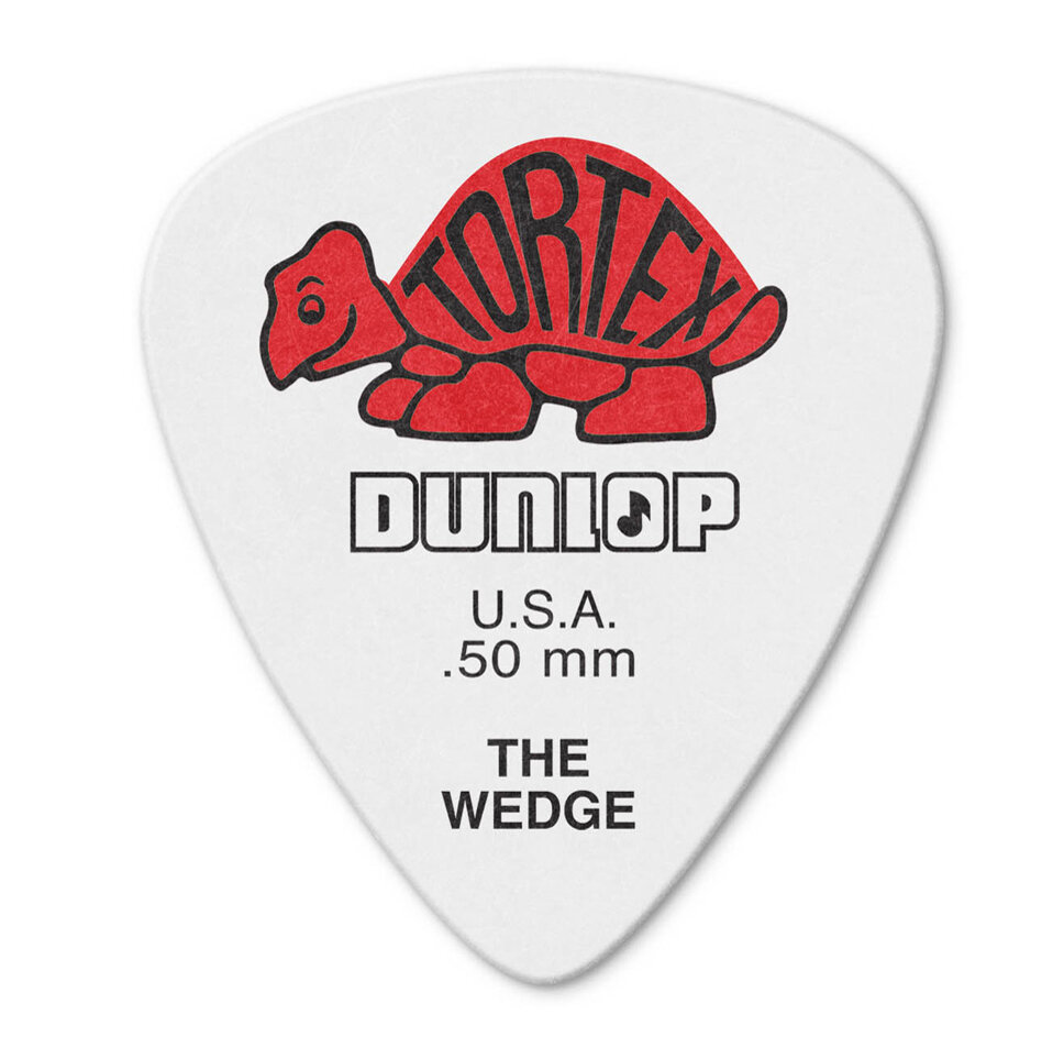 Медиатор Dunlop 424R.50 Tortex Wedge, 0.5 мм, 1 шт.