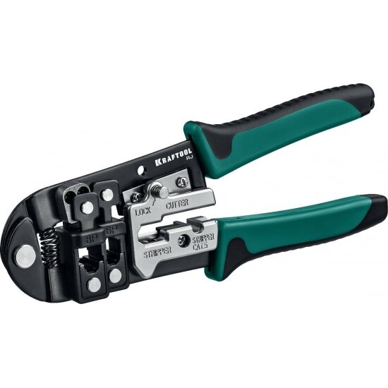 Кримпер Kraftool RJ универсальный, RJ45, RJ11/RJ12, 22699