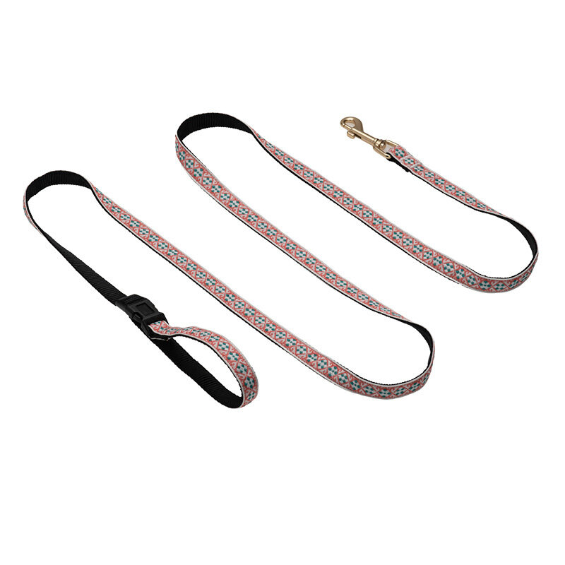 Выдвижной регулируемый нейлоновый тяговый канат для средних и крупных собак, взрывозащищенный канат для прогулок на