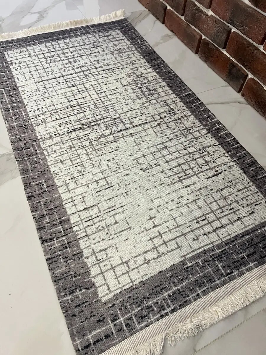 Коврик прикроватный Natali's Carpets, безворсовый, антискользящий, 56x110см