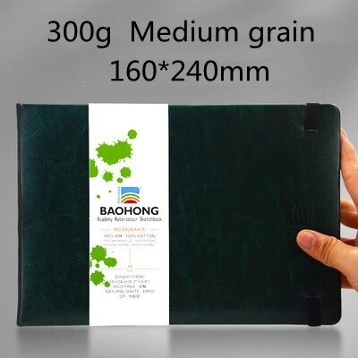 Альбом для рисования BAOHONG 160*240 мм, 300 г, Medium Lines