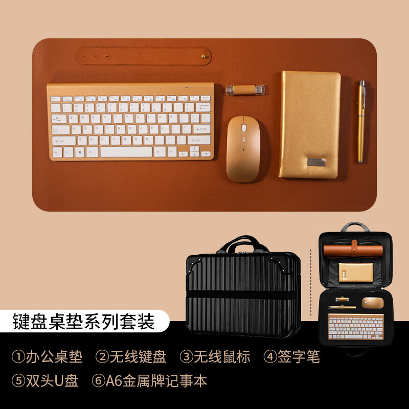Набор бизнес-подарков: клавиатура, мышь, коврик для стола, сувенир, офисный подарок, персонализированный для мероприятий компании для клиентов и сотрудников