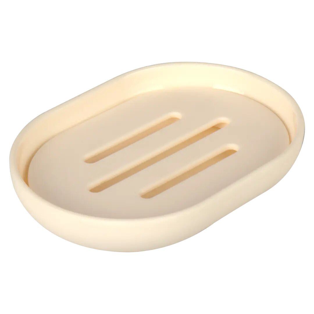 Мыльница Swensa Swanny Cream5 SWP-8024CRM-04 пластик цвет экрю