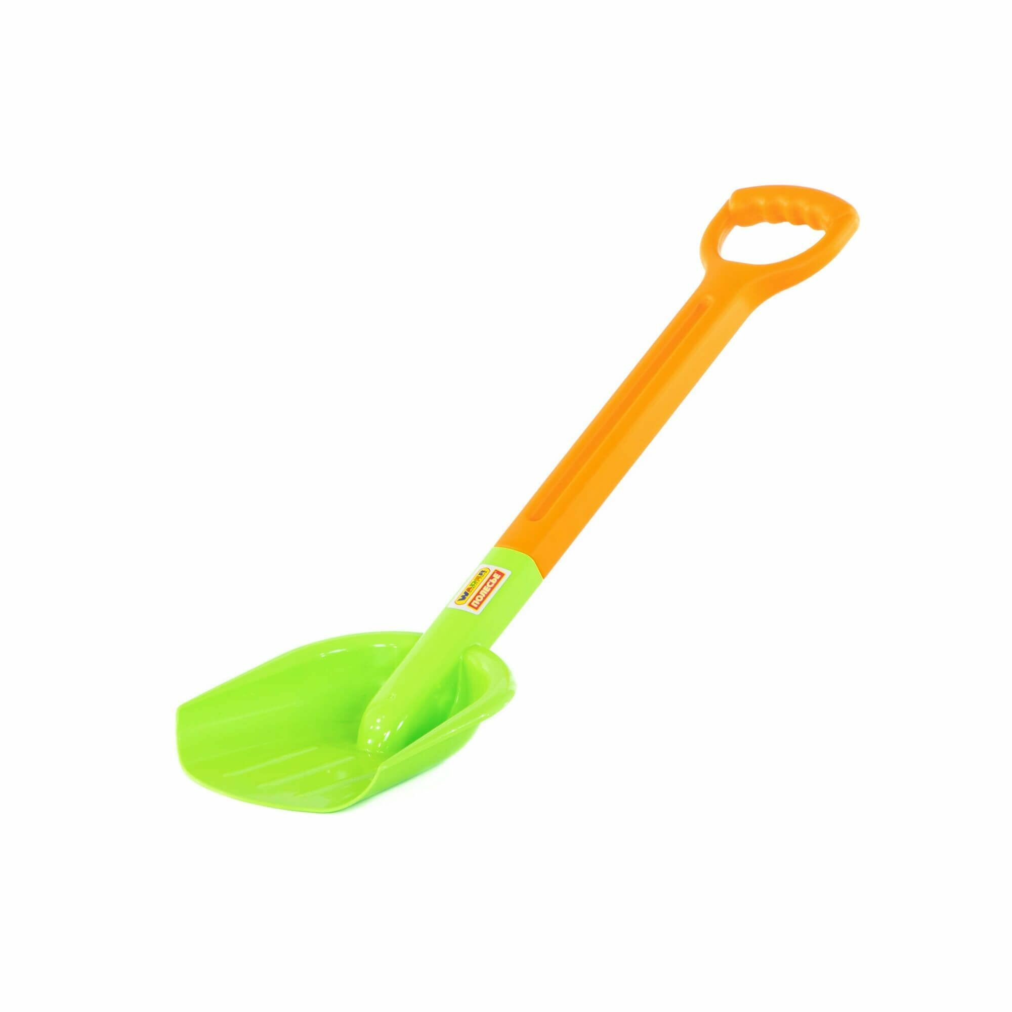 Лопата большая Полесье №3, пластиковая для песочницы (зеленая)