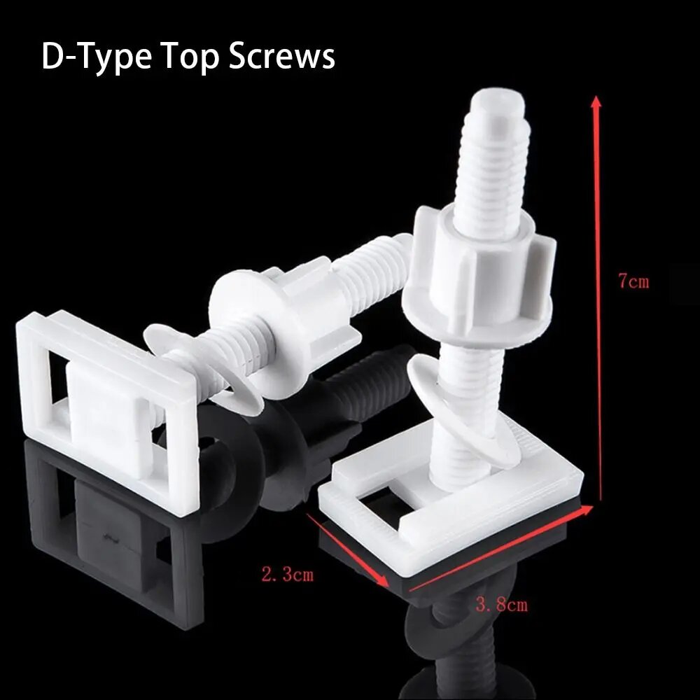 Пластиковые болты для крепления сиденья унитаза 04