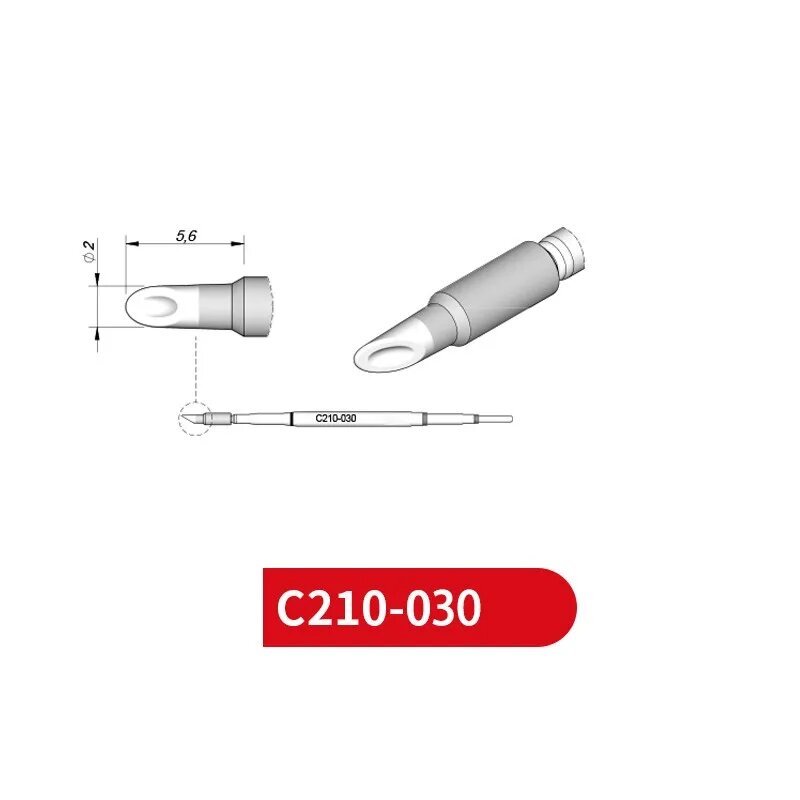 Наконечник паяльника C210-030