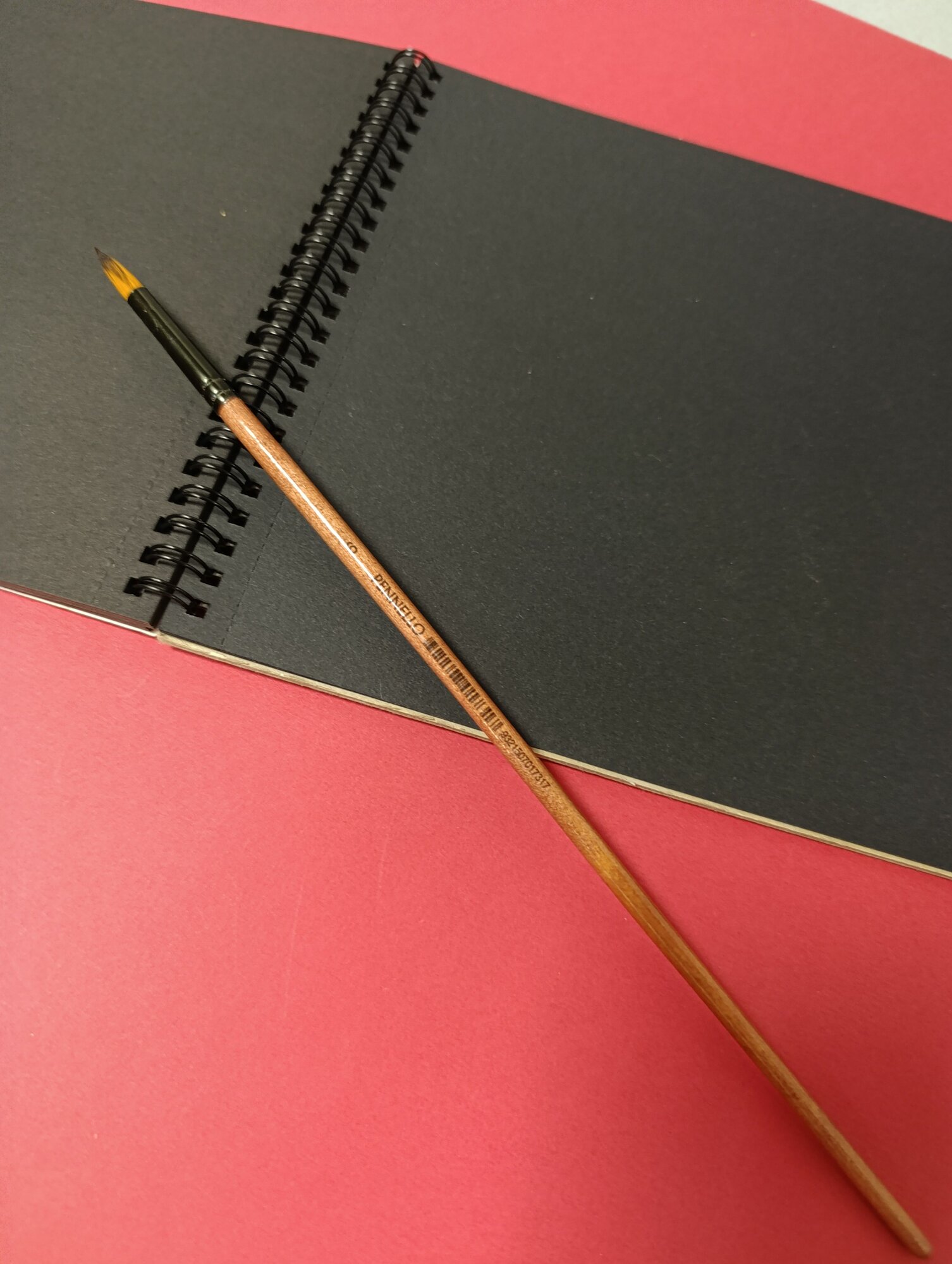 Кисть синтетика Pennelo круглая N 6 длинная ручка