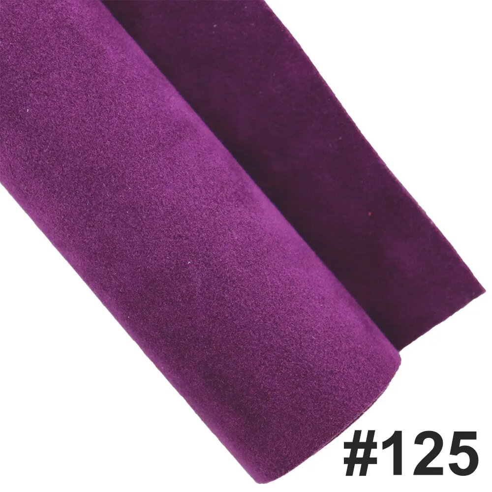 Чистый цвет, двухсторонняя бархатная искусственная ткань, синтетическая кожа, ткань для сумок, бантов, украшение своими руками, ремесленный проект H0608