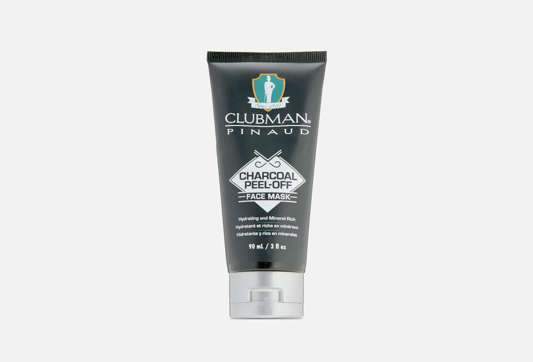 Очищающая черная маска для лица CLUBMAN Charcoal Peel-Off Face Mask 90 мл