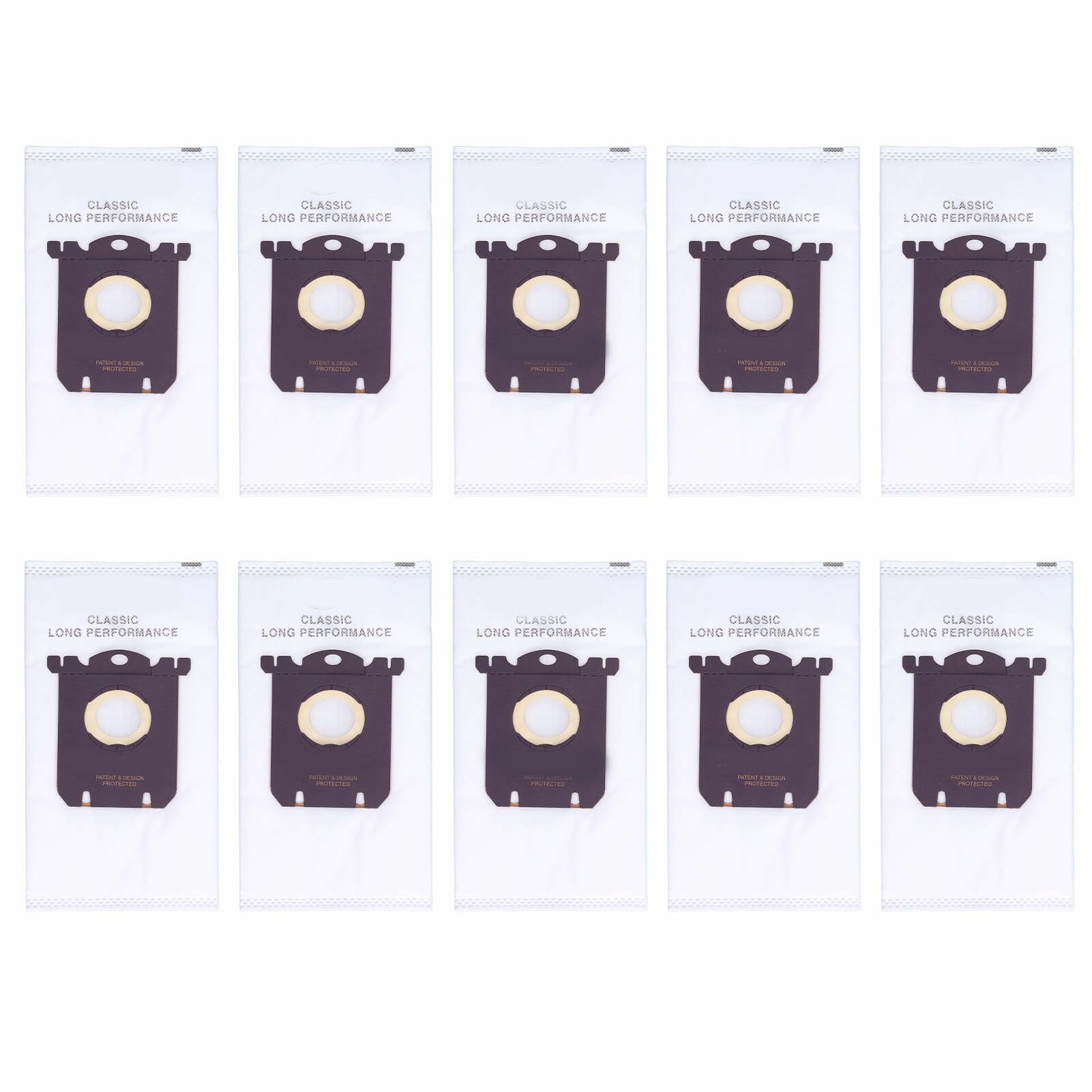 10 шт. Сменные мешки для пылесоса, высокая эффективность, совместимость с Electrolux, Philips, AEG, Tornado