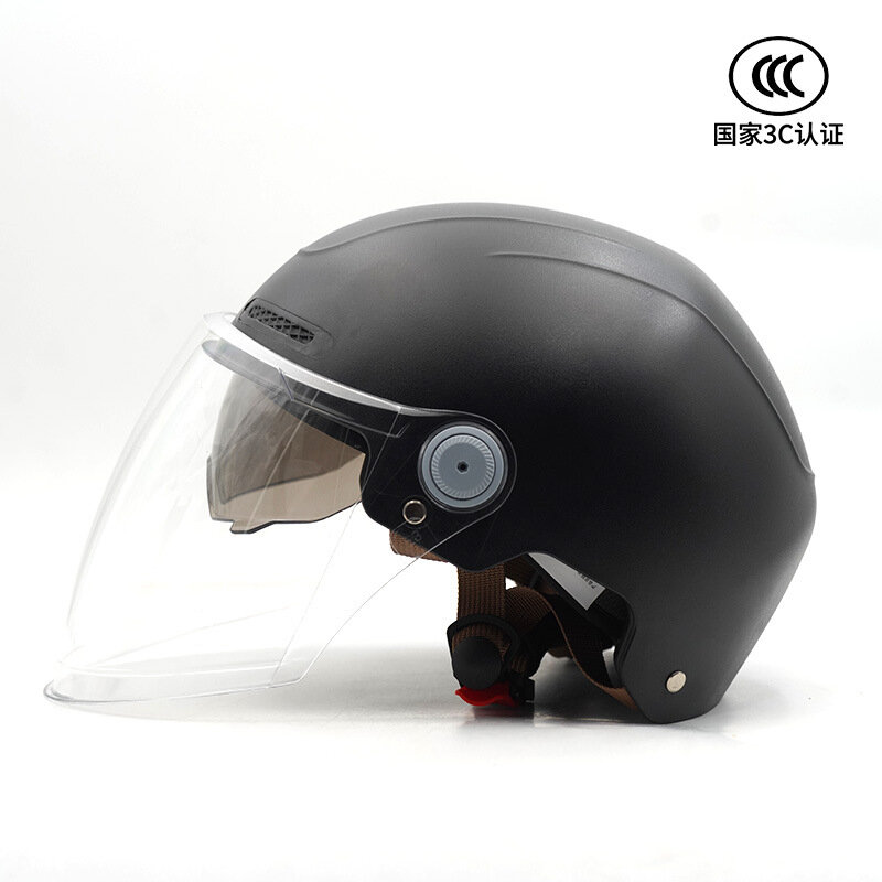 Шлем MAHAER, для электровелосипедов, с аккумулятором, 3c, черный, коричневый