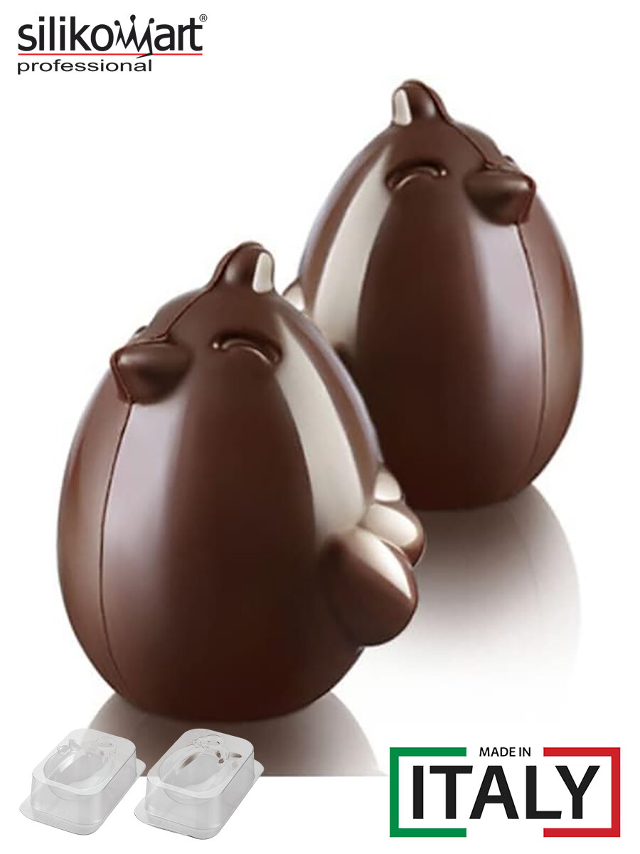 Форма молт для шоколадных кофет Шоколадные яйца Paul Cino 15х5х25 см Silikomart 70.602.99.0065