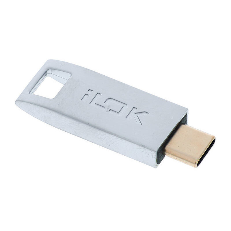 Устройство iLok 3, USB Type C, для хранения паролей, защита данных, белый, металл