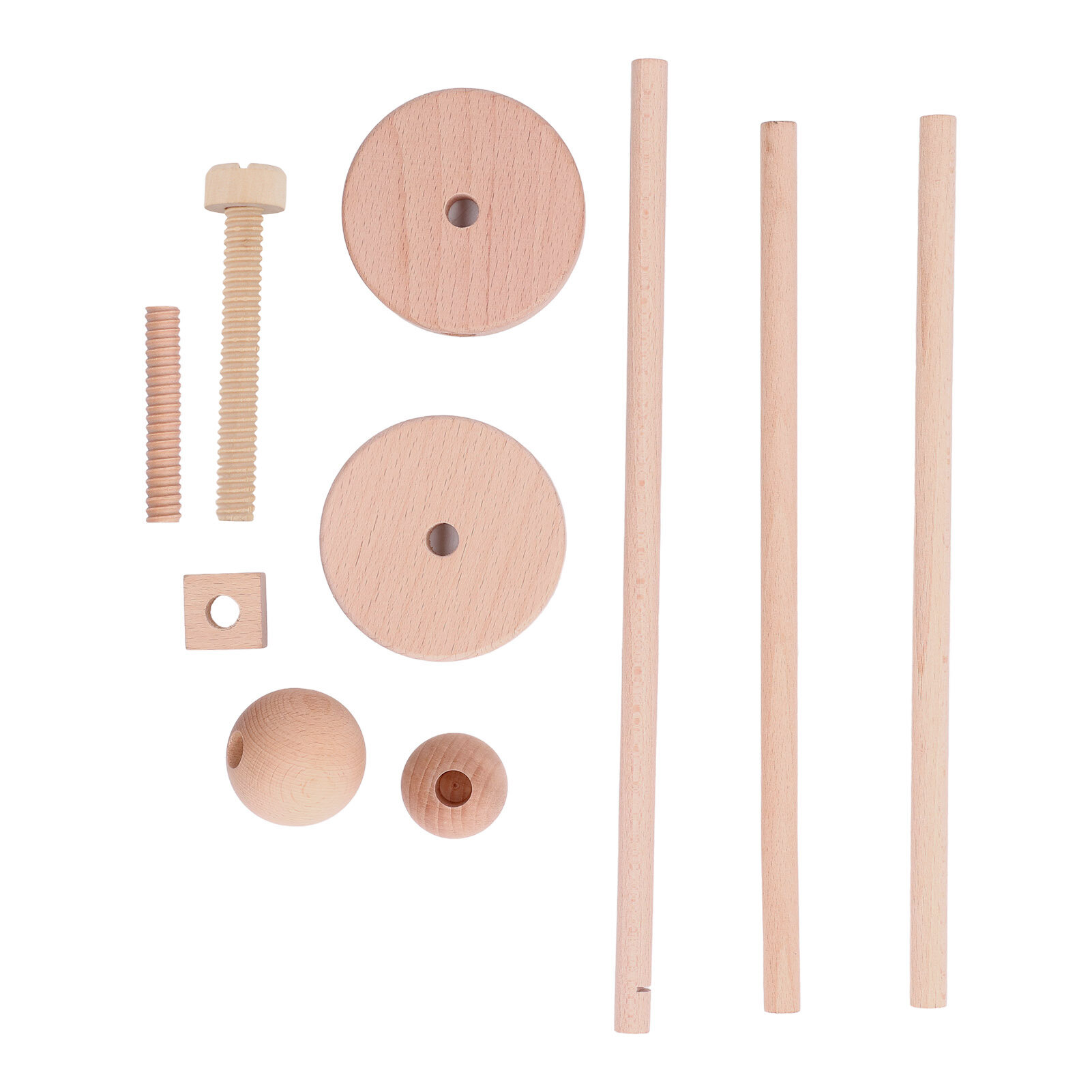 Crib Mobile Arm Crib Mobile Cracket Composite Wood прочная прочная без запаха легкая сборка детская мобильная вешалка