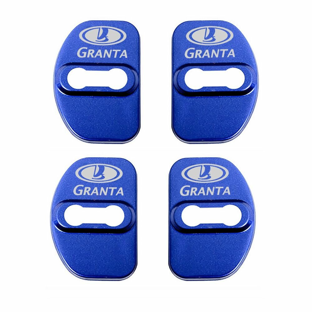 Защита внешних частей автомобиля, Защитный чехол-крышка для дверного замка для LADA Granta, к-т 4 шт