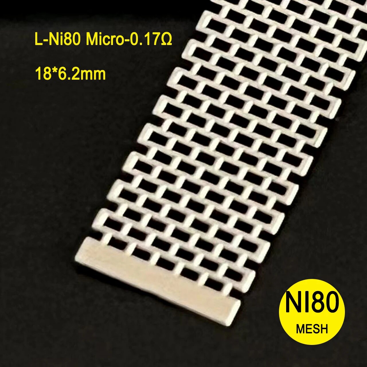 Декоративная сетка для решетки автомобиля Kylin Series Ohm M/M Pro 50PCS-5BOXES, MESH-Ni80-0.17