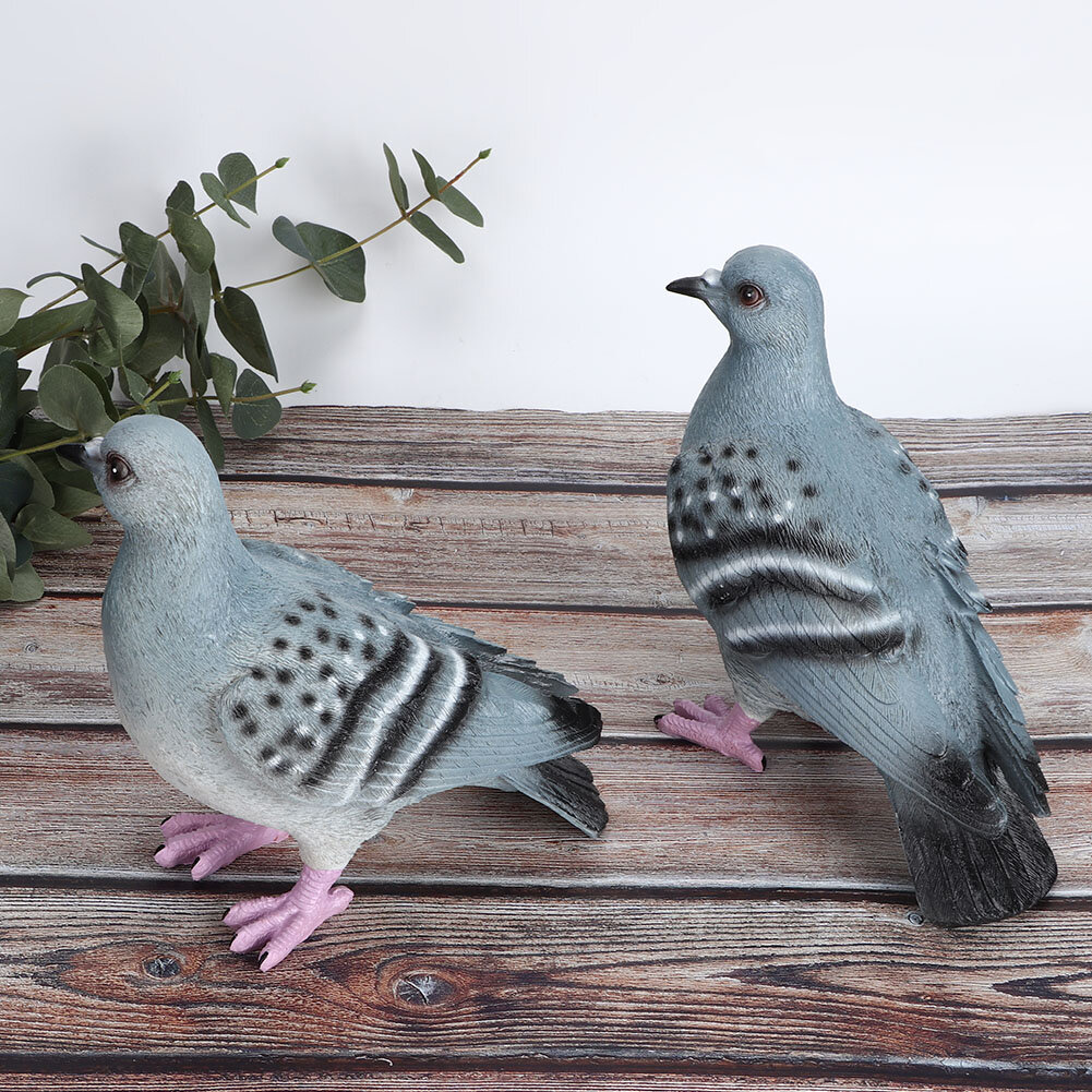 2 шт, садовая имитация животных, мирный голубь, газонная фигурка, балкон, свадебные украшения, поделки