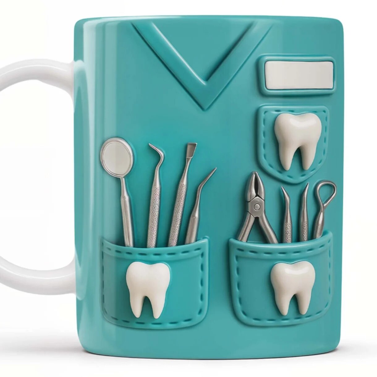 Керамическая кружка Light Magic для стоматолога, style 01, 301-400 мл