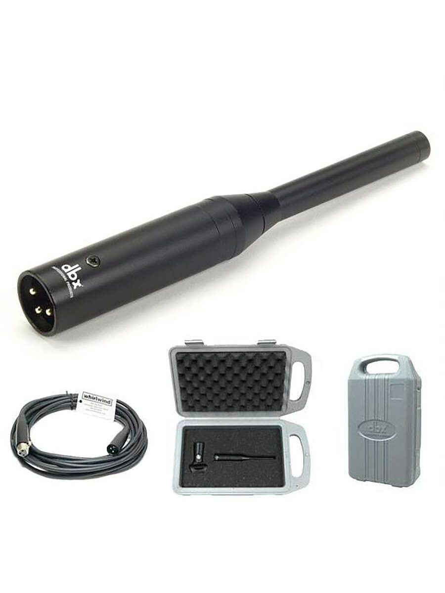 Измерительный микрофон DBX RTA-M для работы со встроенными в процессоры 260, DriveRack PA и DriveRack Studio