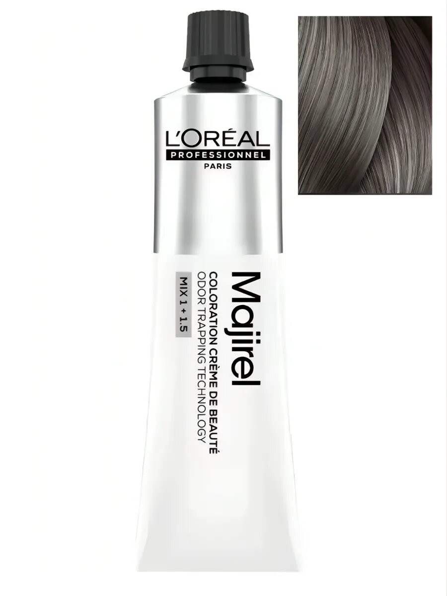 Краска для волос L'Oreal Professionnel Majirel [OTT] Краситель-крем с технологией улавливания запаха, 8.11