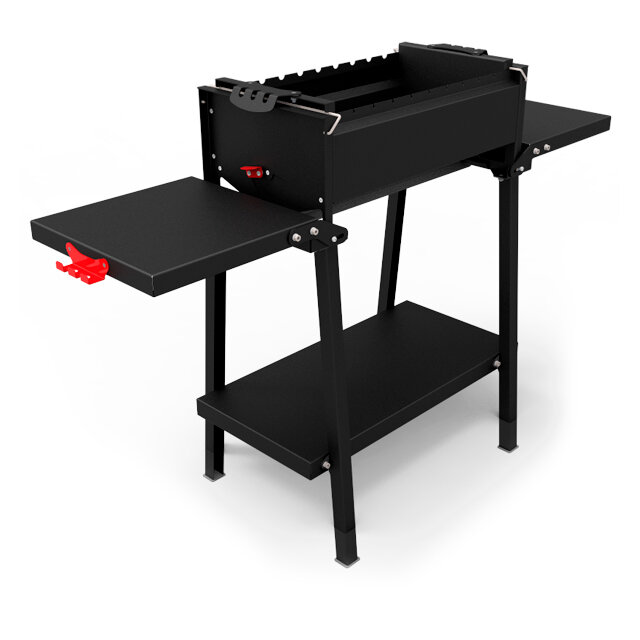 Мангал Крафтикс GRILLVER "Блэк" на подставке