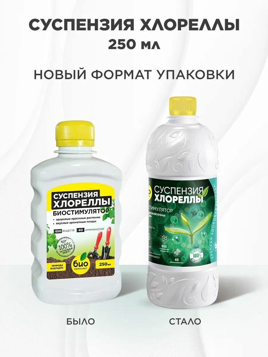 БИО-комплекс Суспензия Хлореллы, биостимулятор, 250 мл