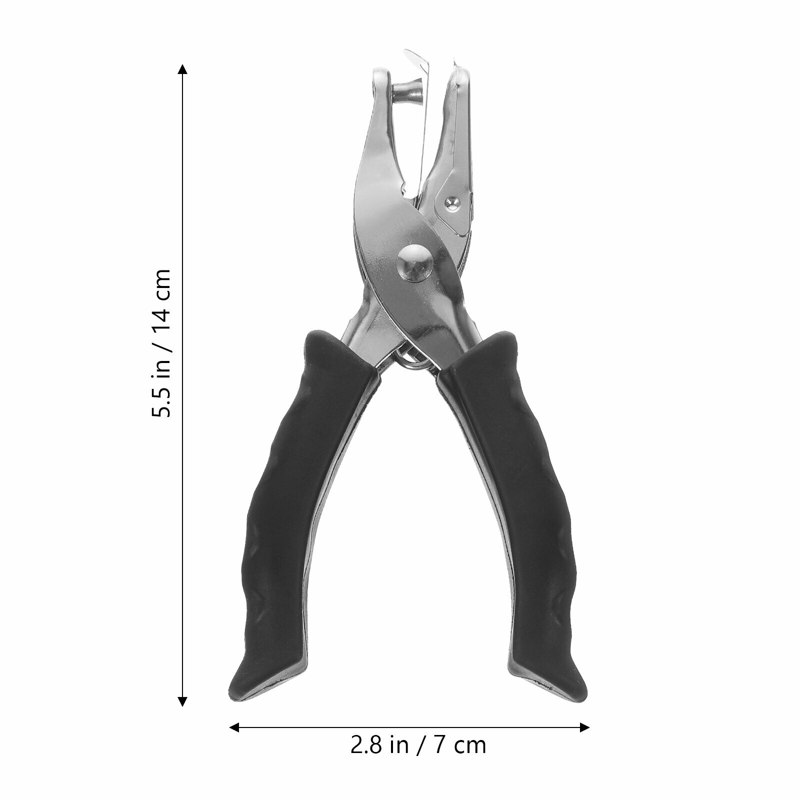Дырокол Для Бумаги Настольный Офисный Дырокол Для Карт 14X7Cm