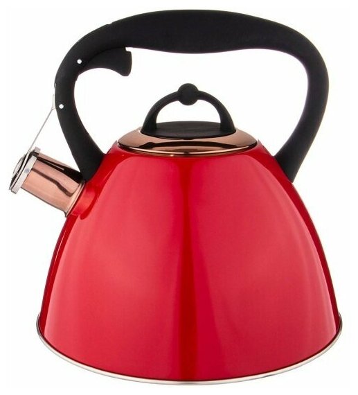 Чайник Agness "тюдор"со свистком 2,7 л, термоаккумулирующее дно, 914-152