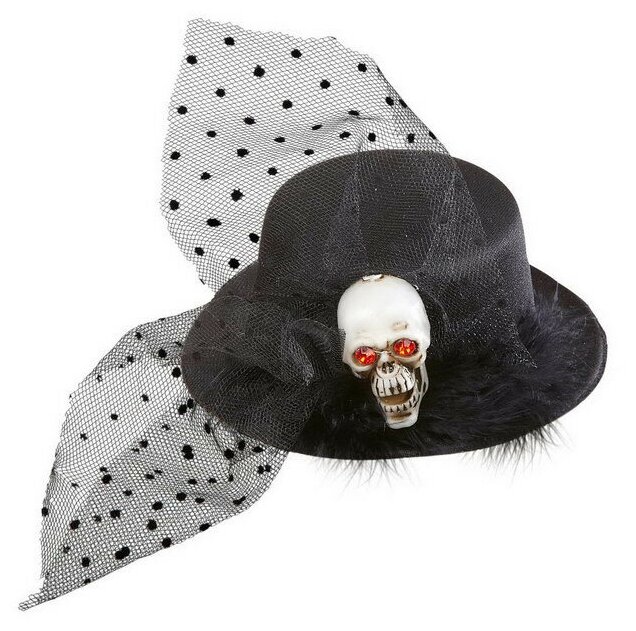 Мини шляпка "Череп"