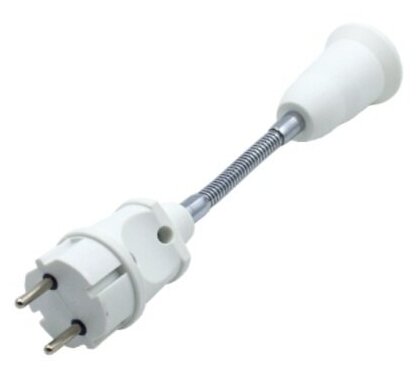 Патрон-переходник вилка-патрон 10см — купить в интернет-магазине на ...