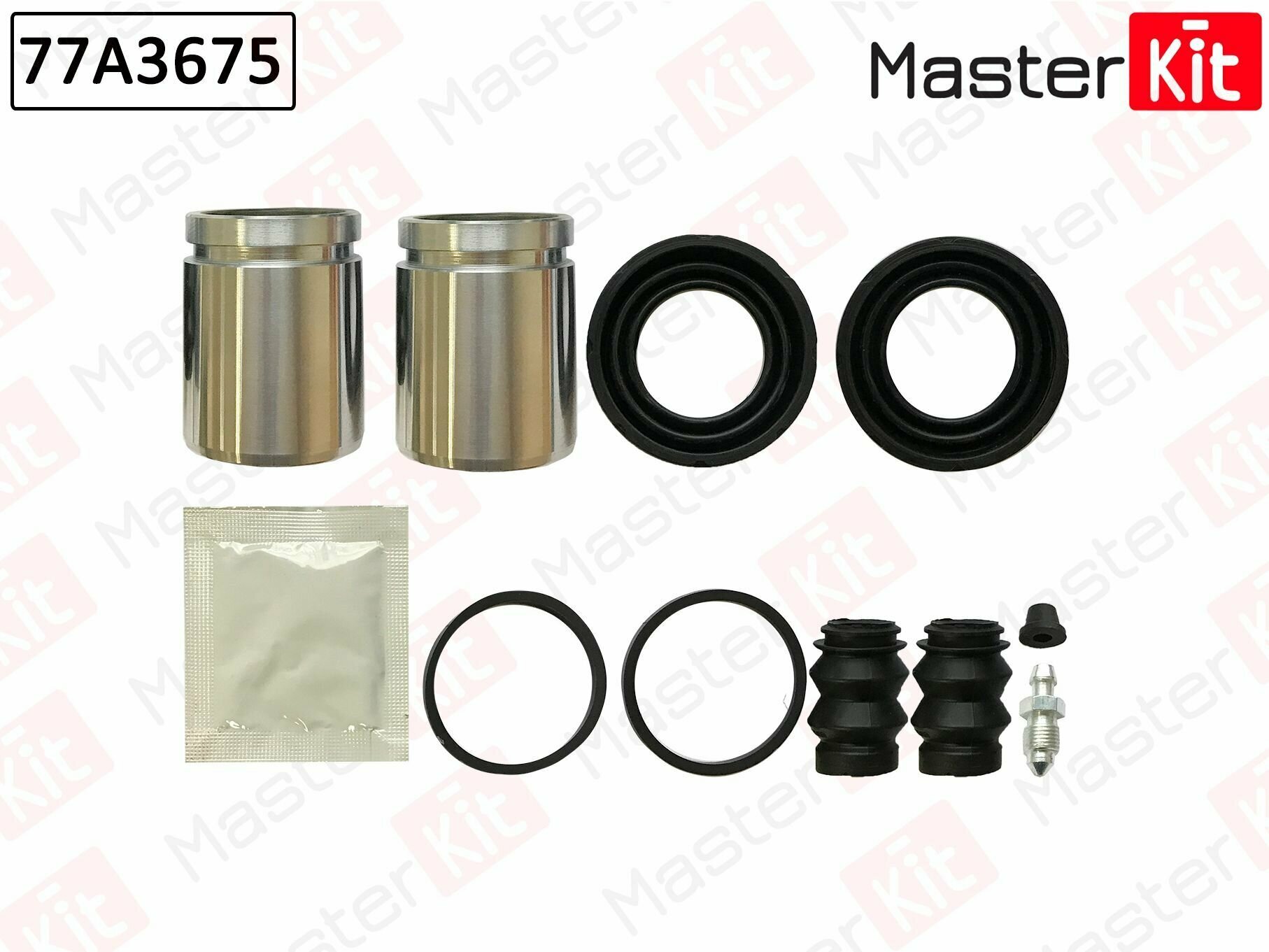 Ремкомплект тормозного суппорта+поршень Mercedes-Benz GLK-CLASS (X204) 2008 -, MASTERKIT 77A3675