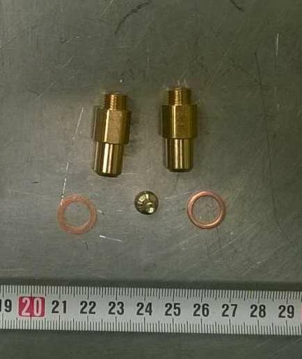 Комплект инжекторов для сжиженного газа жиклеры slim 1.230/2.230 Baxi 3607120