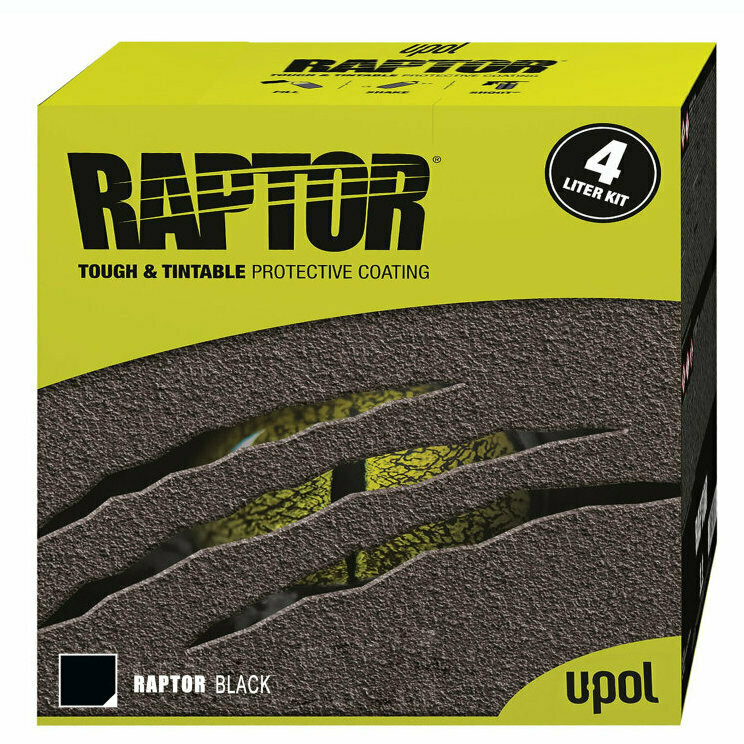 U-POL Защитное покрытие RAPTOR 3+1 черный (3л+1л)