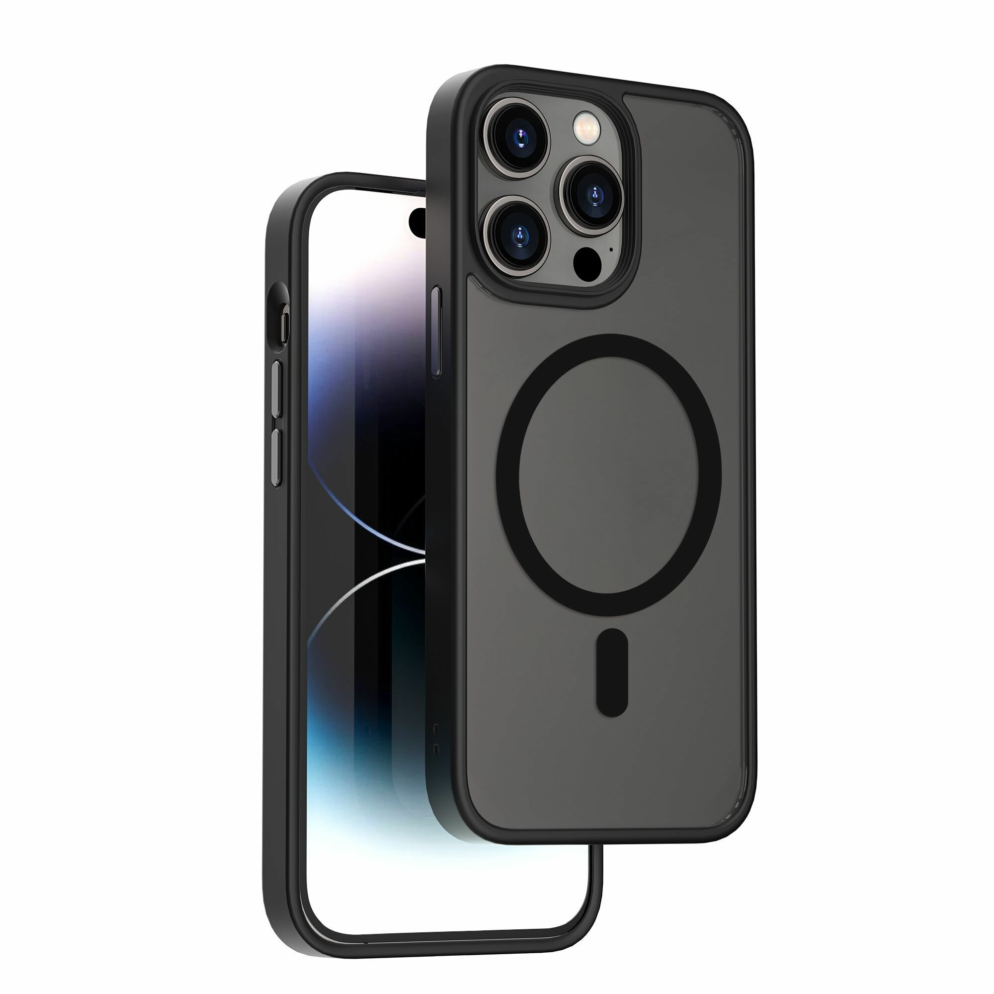 Чехол WIWU MagSafe Protective Phone case for iPhone 15 Pro Max 6.7" FGG-011 (Black)