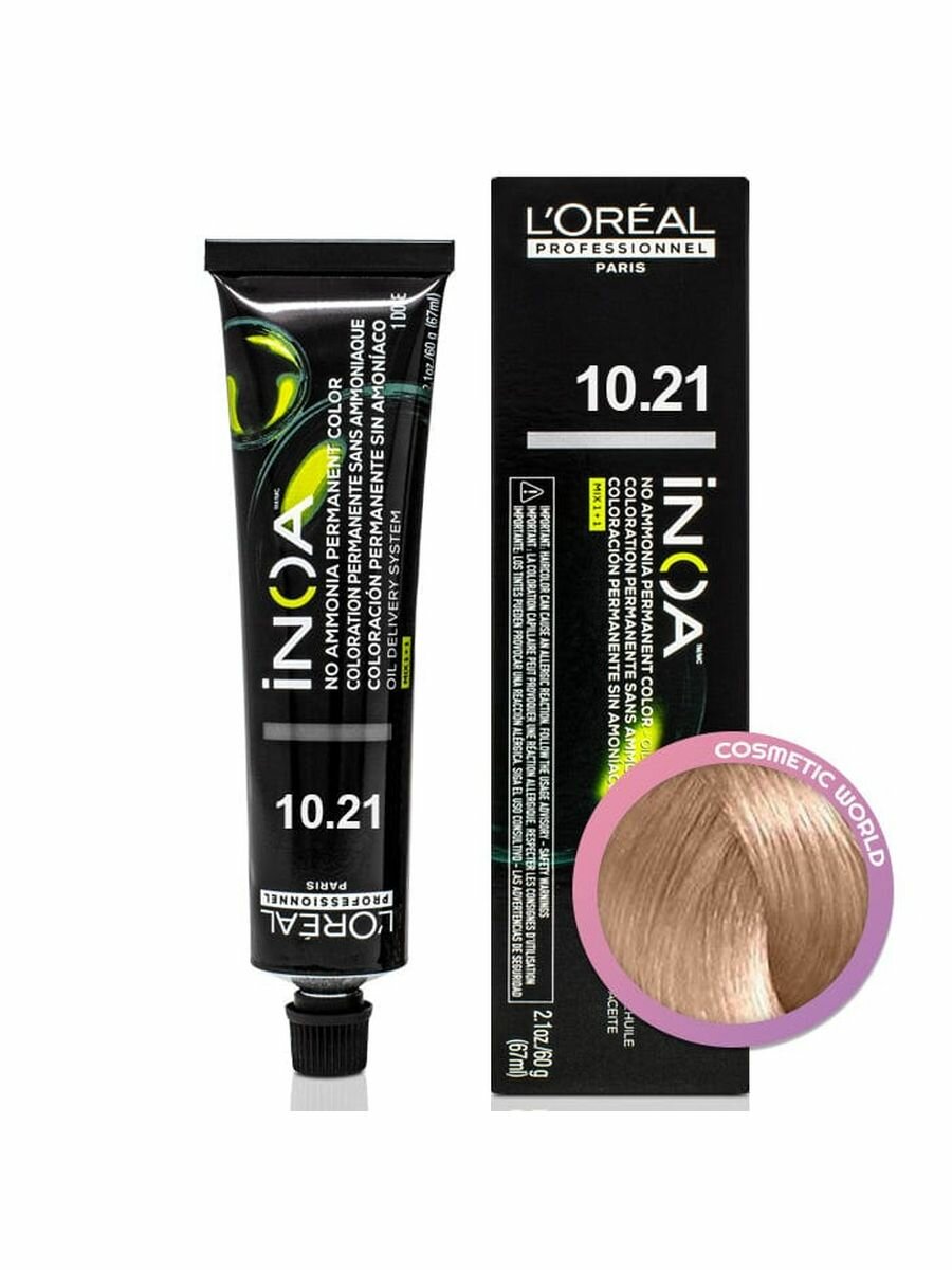Loreal INOA 10.21 - Краска Иноа 60 мл