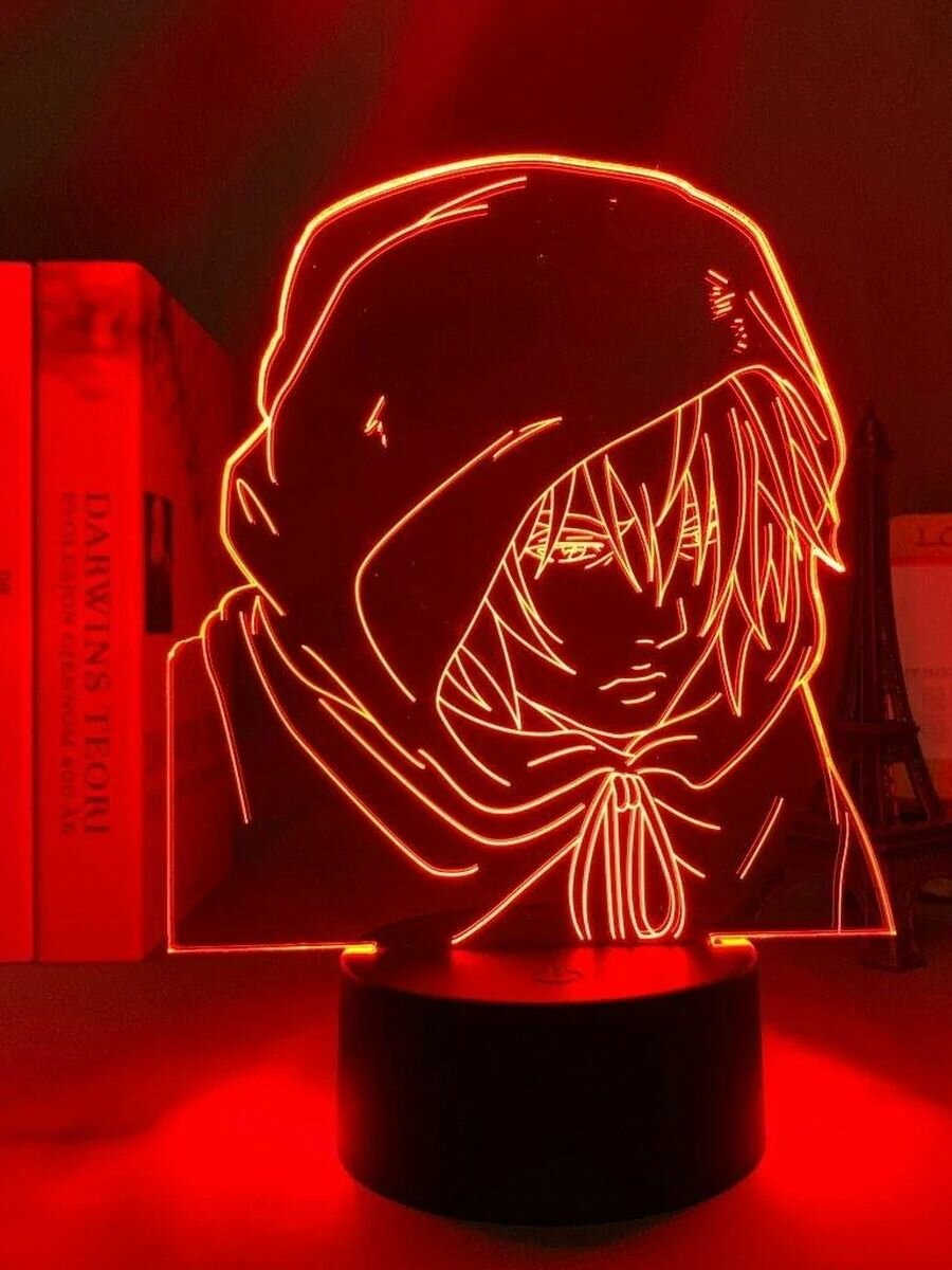 Ночник Аниме Сага о Винланде - Anime Saga Vinland. Подарок фанату аниме и манги — декор в комнату с любимыми персонажами, в стиле отаку и японской анимации.